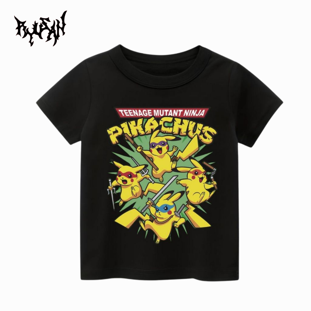 Jual Ryusan Kaos Anak Custom Nama Combed 30s Gambar POKEMON MUTANT ...