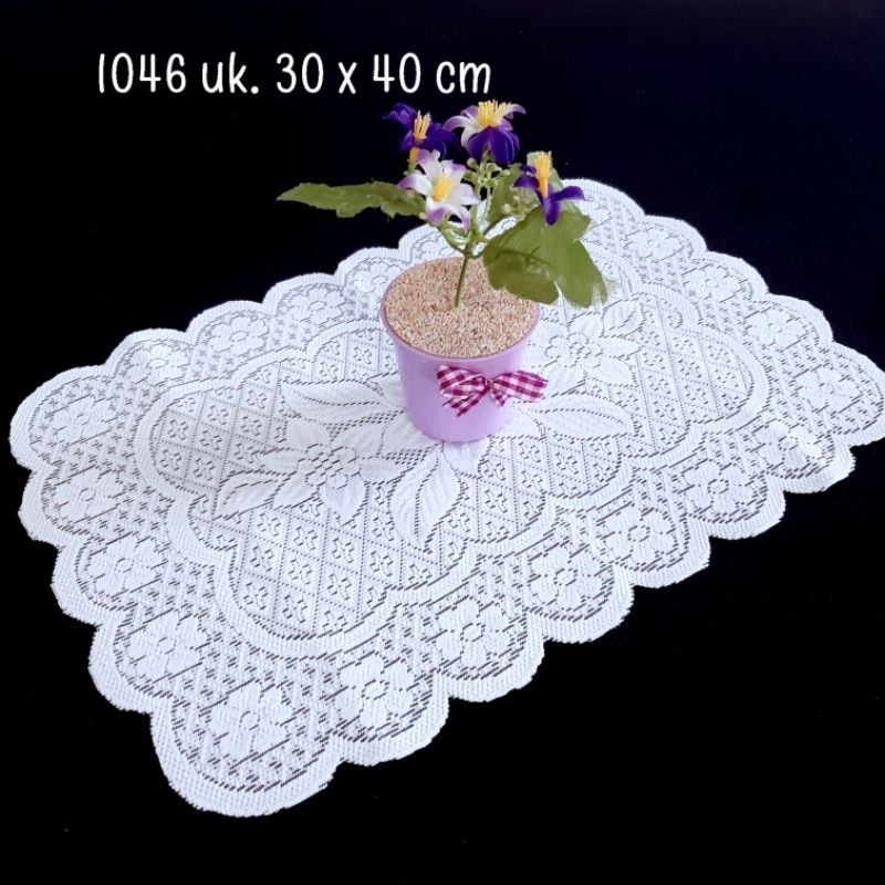 Jual Taplak Meja Tamu Persegi 1046/ Alas meja tamu kecil/ Alas meja ...