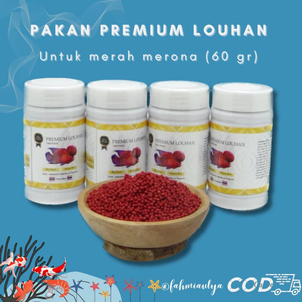 Jual PAKAN PREMIUM LOUHAN untuk merah merona 60 Gram | Shopee Indonesia
