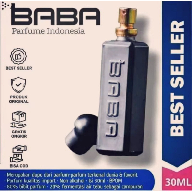 Jual Parfum Pria Wanita Viral Baba Parfume INDONESIA Original 100% ...