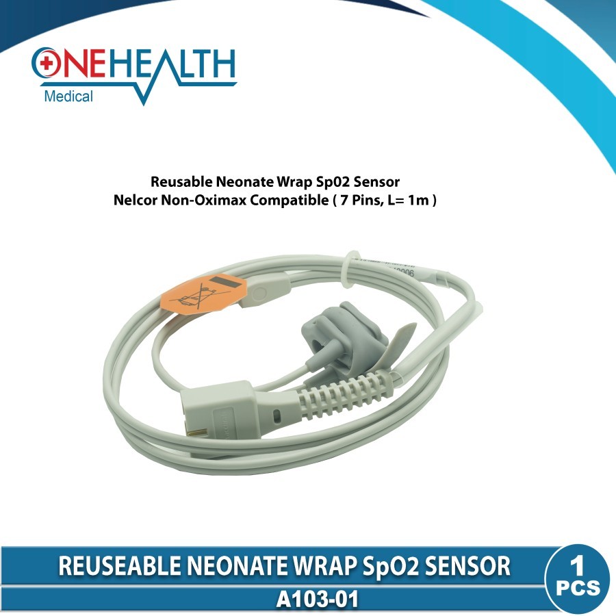 Jual REUSEABLE NEONATE WRAP SpO2 SENSOR ONEHEALTH A303-01 | Shopee ...