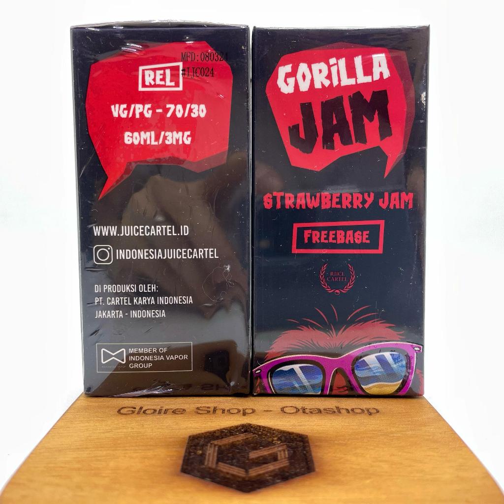 Jual Gorilla Jam STRAWBERRY Jam 60ML by Juice Cartel Liquid Gorila IJC ...