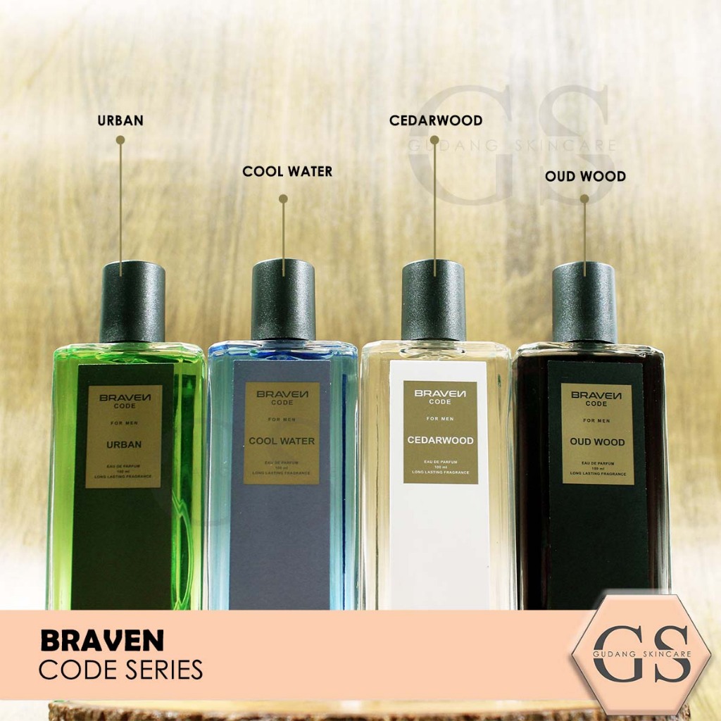 Jual BRAVEN Parfum Pria Tahan Lama Code Series 100ml Eau De Parfume Men ...