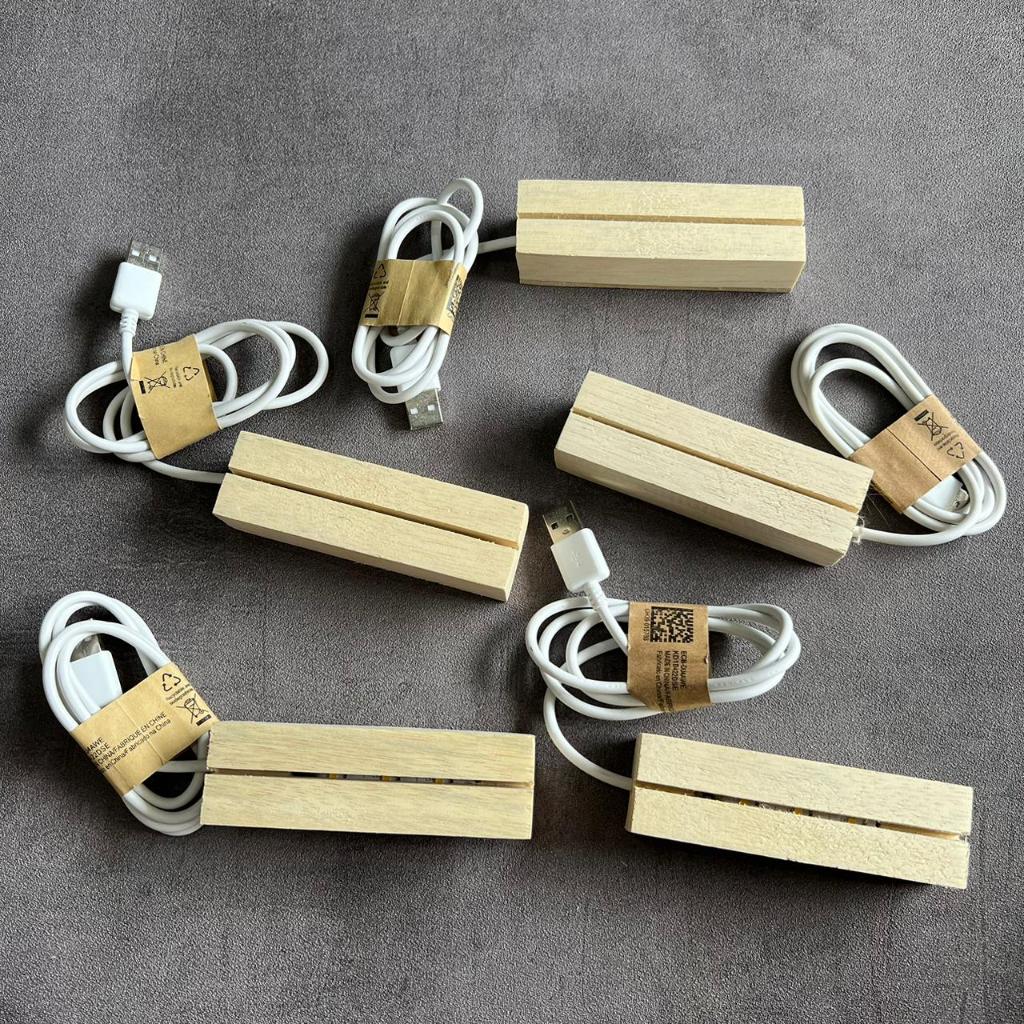 Jual Kayu Penyangga Akrilik LED / Stand Kayu A6 / Wood Stand Acrylic ...