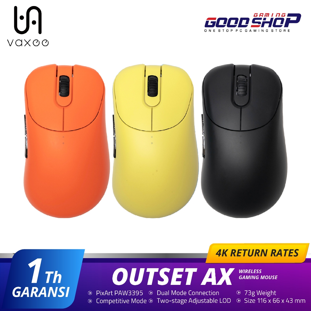 Jual VAXEE Outset AX Wireless 4K Gaming Mouse | Shopee Indonesia