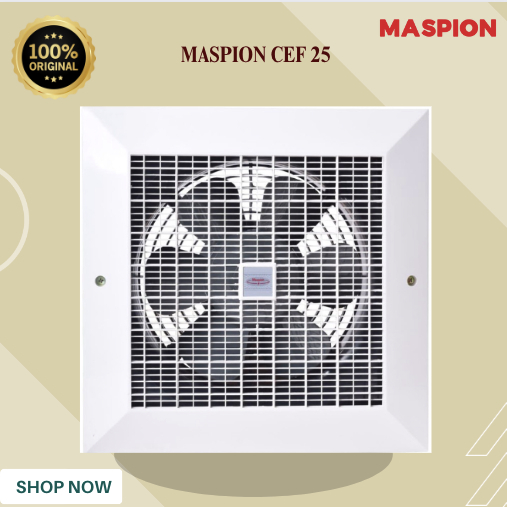 Jual EXHAUST FAN MASPION CEF 25 CEILING EXHAUST/CEF25/CEF 25/CEF-25 ...