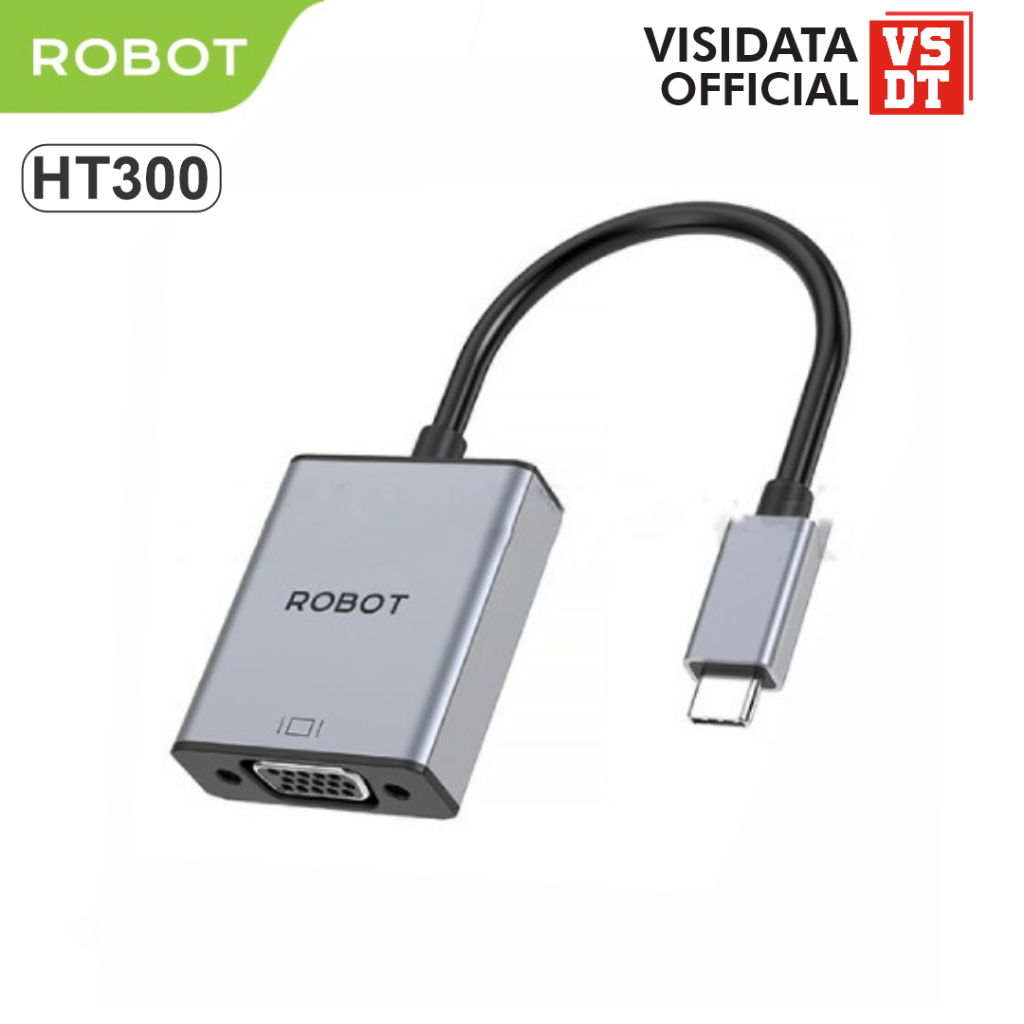 Jual ROBOT HT300 Converter Type-C To VGA Adapter 1080p Laptop ke ...
