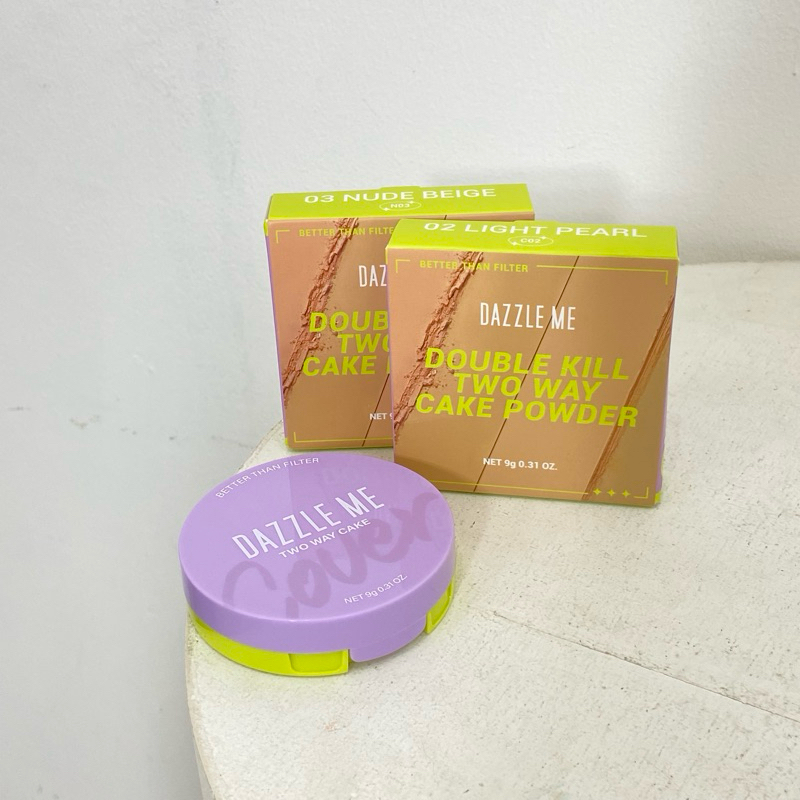 Jual Dazzle Me Better Than Filter Two Way Cake Powder (preloved) DM ...