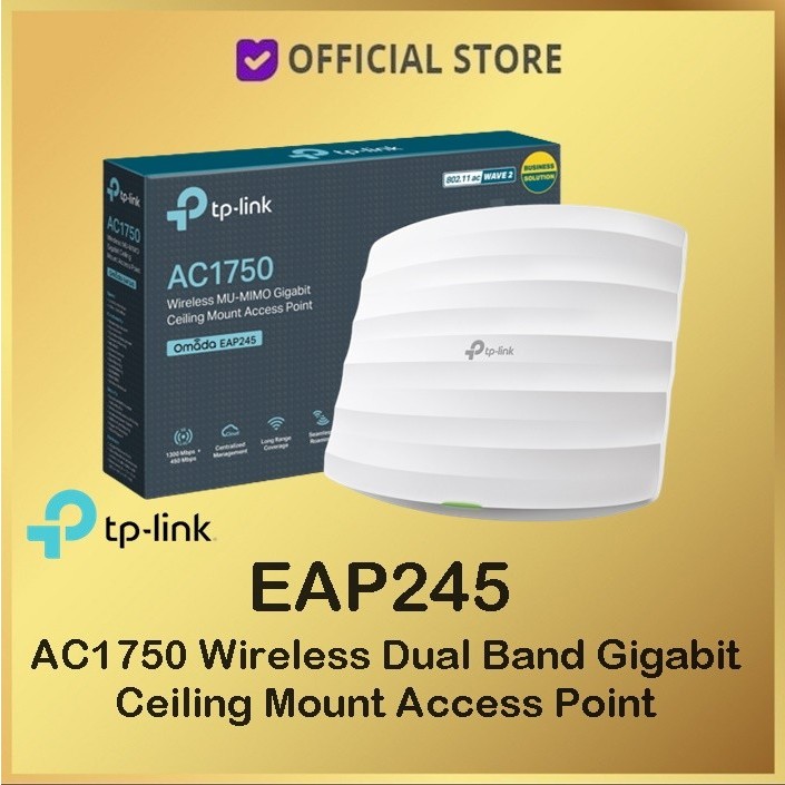 Jual Access Point Tp-Link EAP245 AC1750 Wireless Dual Band Gigabit ...