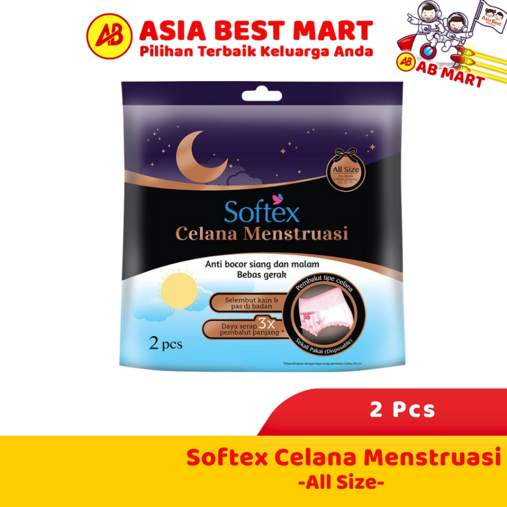 Jual Softex Celana Menstruasi 2 Pcs Pembalut Wanita | Shopee Indonesia