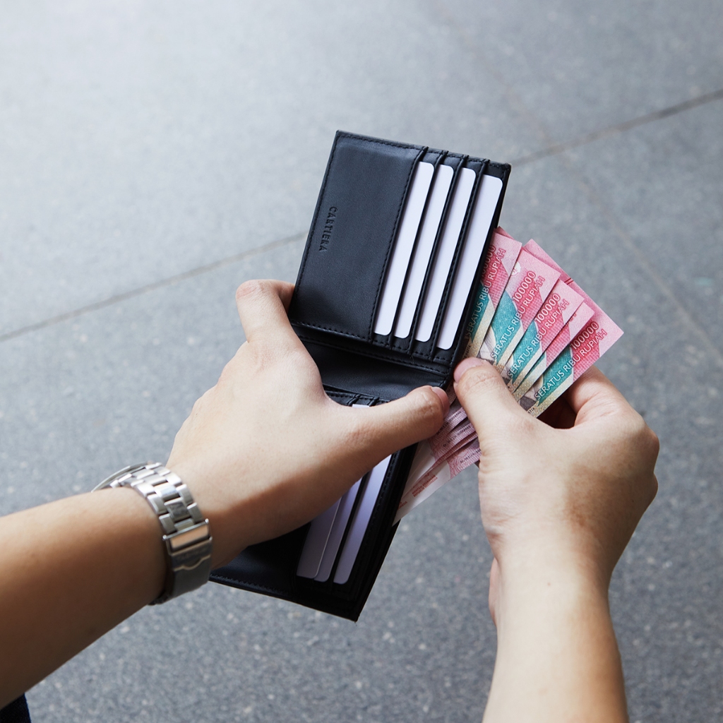 Jual Cartiera Alpha Wallet Dompet Bifold Lipat 2 in 1 Kartu Dan Uang ...