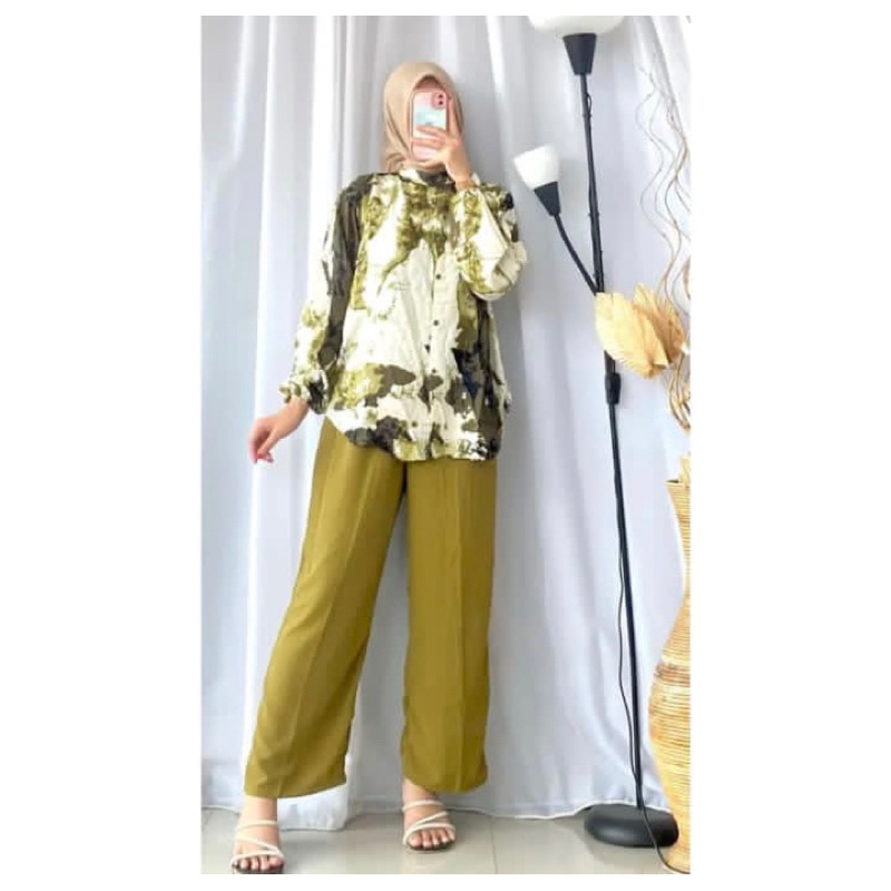 Jual ONE SET RAYON MIX CRINKEL/LUXURY KANYA SET MURAH/PAKAIAN WANITA ...