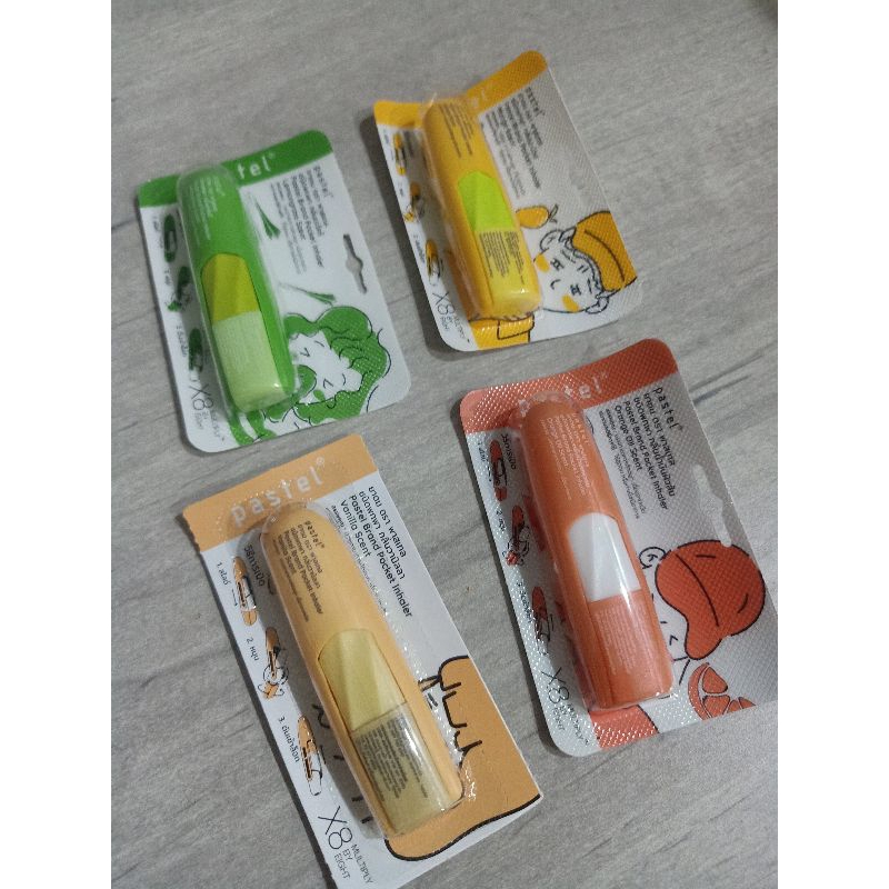 Jual PASTEL BRAND POCKET INHALER MANGO ORANGE VANILA LEMONGRASS SCENT ...