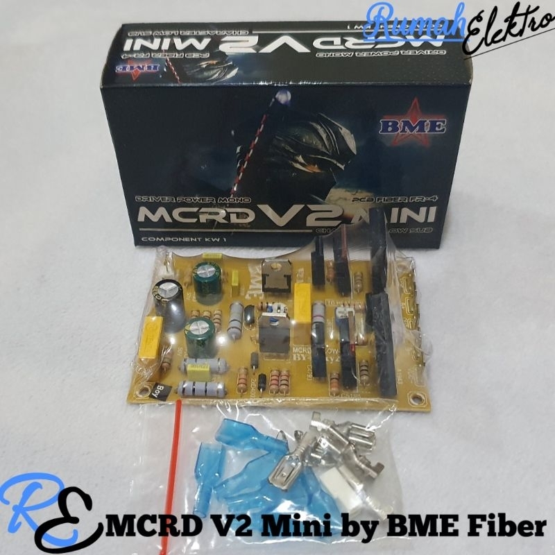 Jual KIT DRIVER POWER AMPLIFIER MCRD V2 MINI FIBER by BME | Shopee ...
