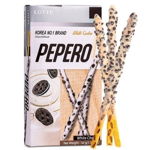 Jual Lotte White Cookis Pepero - Biskuit Stik Salut Cokelat Putih 32gr ...