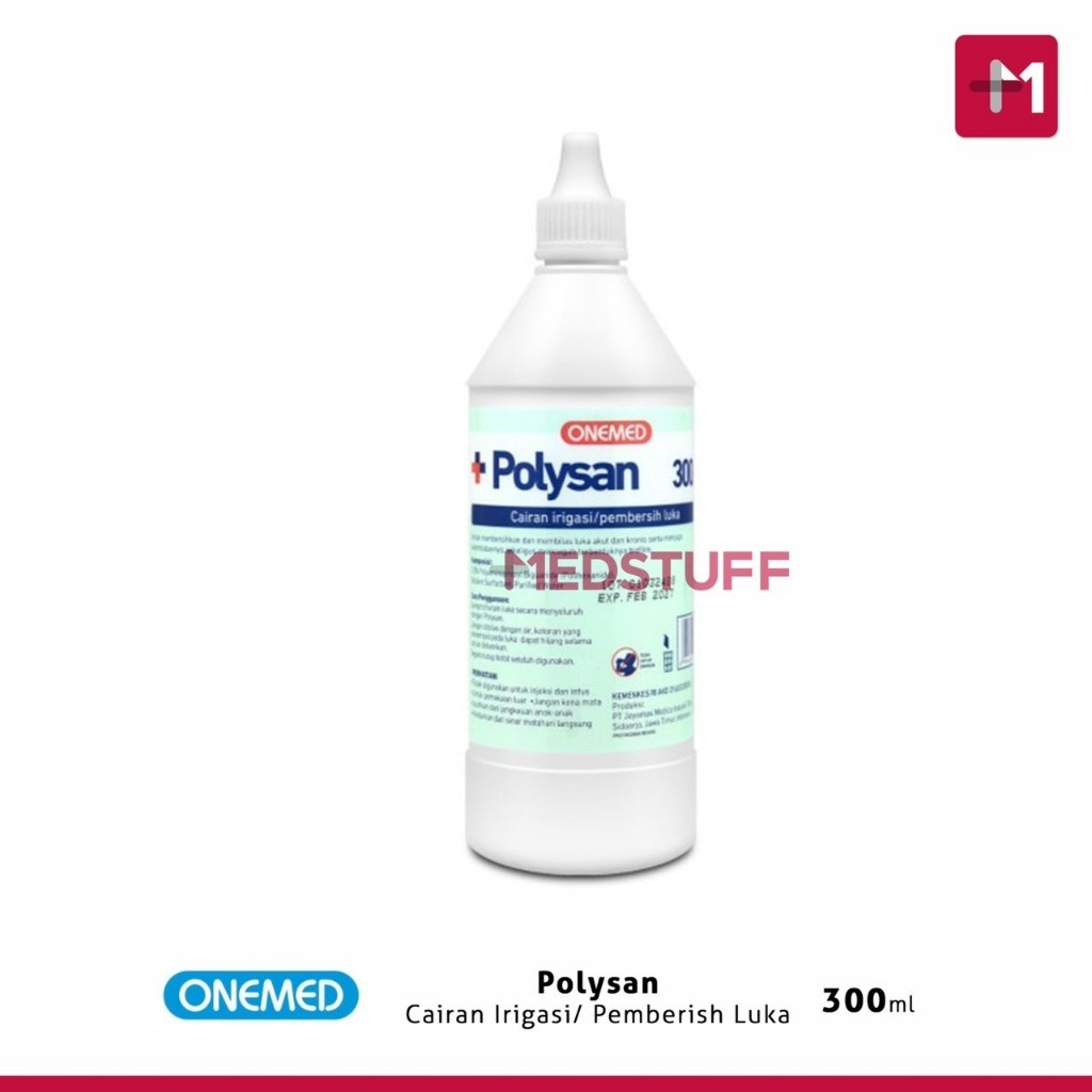 Jual Polysan Solution 300ml Botol Cairan Cuci Luka PHMB Polysan Onemed | Shopee Indonesia
