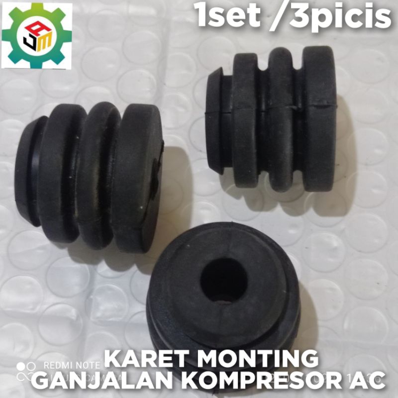 Jual Karet kaki kompresor autdoor AC / karet mounting tatakan kaki ...