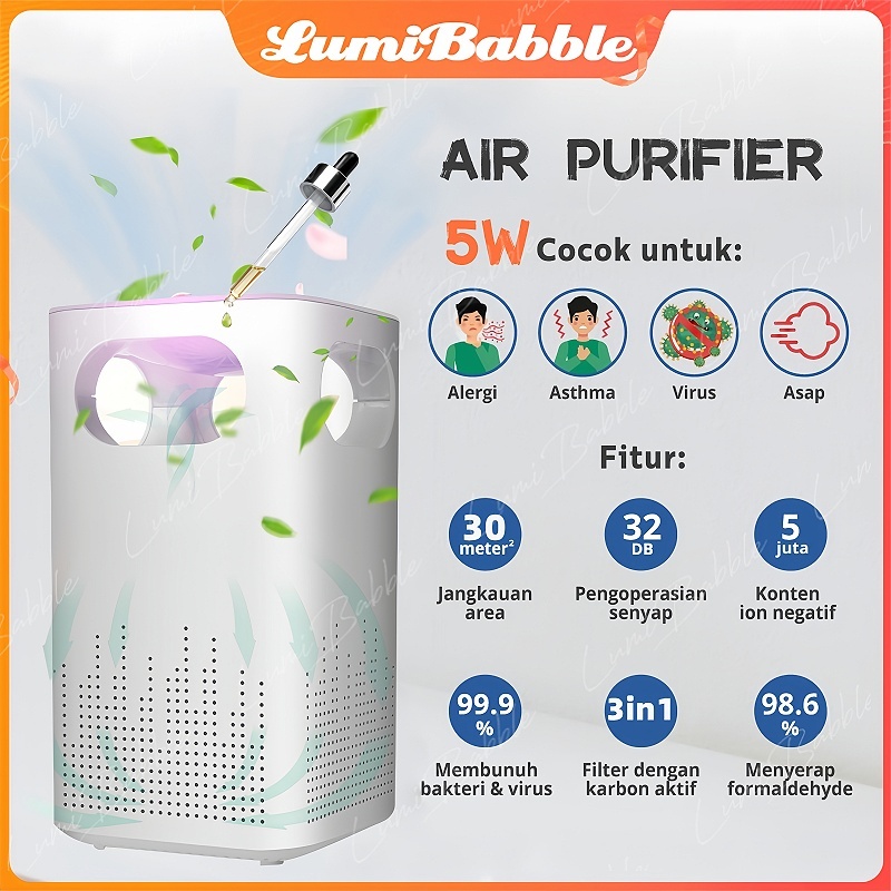 Jual Air Purifier Purifier Ruangan 5W Air Purifier Ruangan Pembersih ...