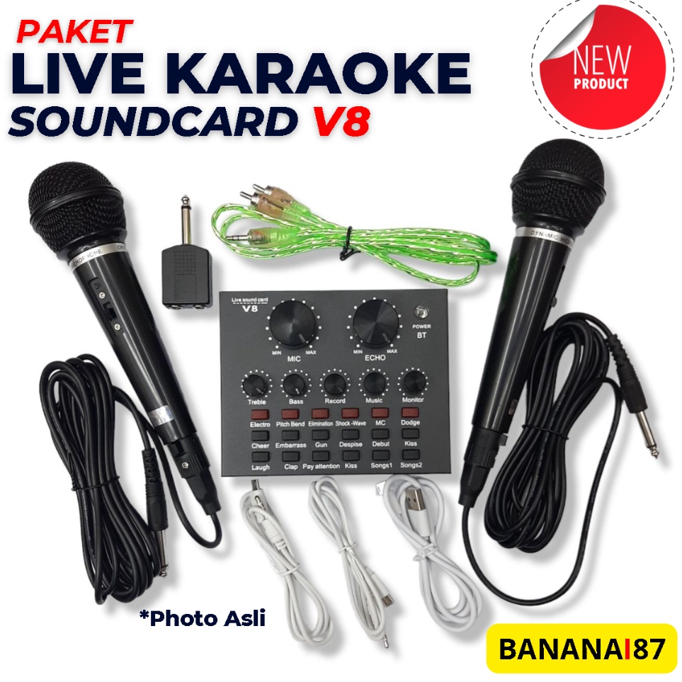Jual gP Audio USB External Soundcard Bluetooth Live Broadcast Dan ...