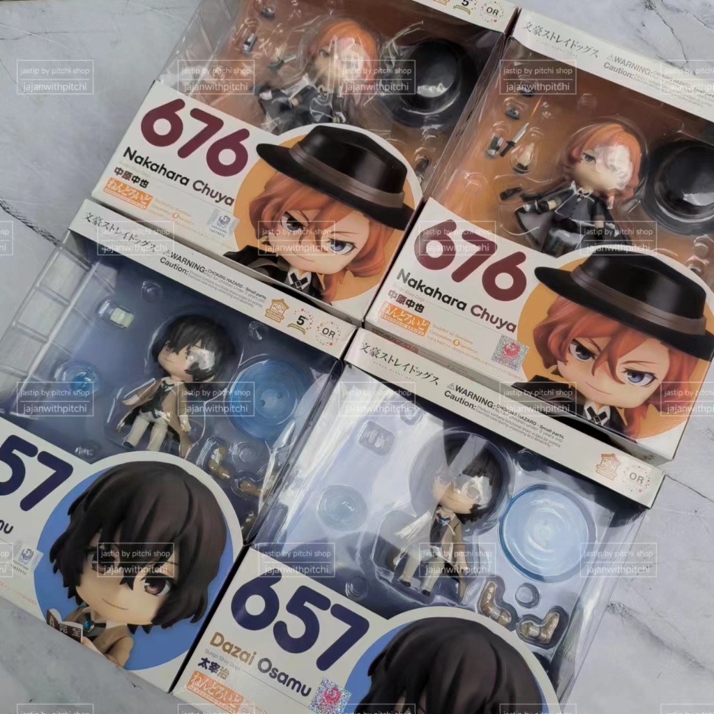 Jual [READY STOCK] GSC nendoroid dazai 657 chuya 676 bungo stray dogs ...