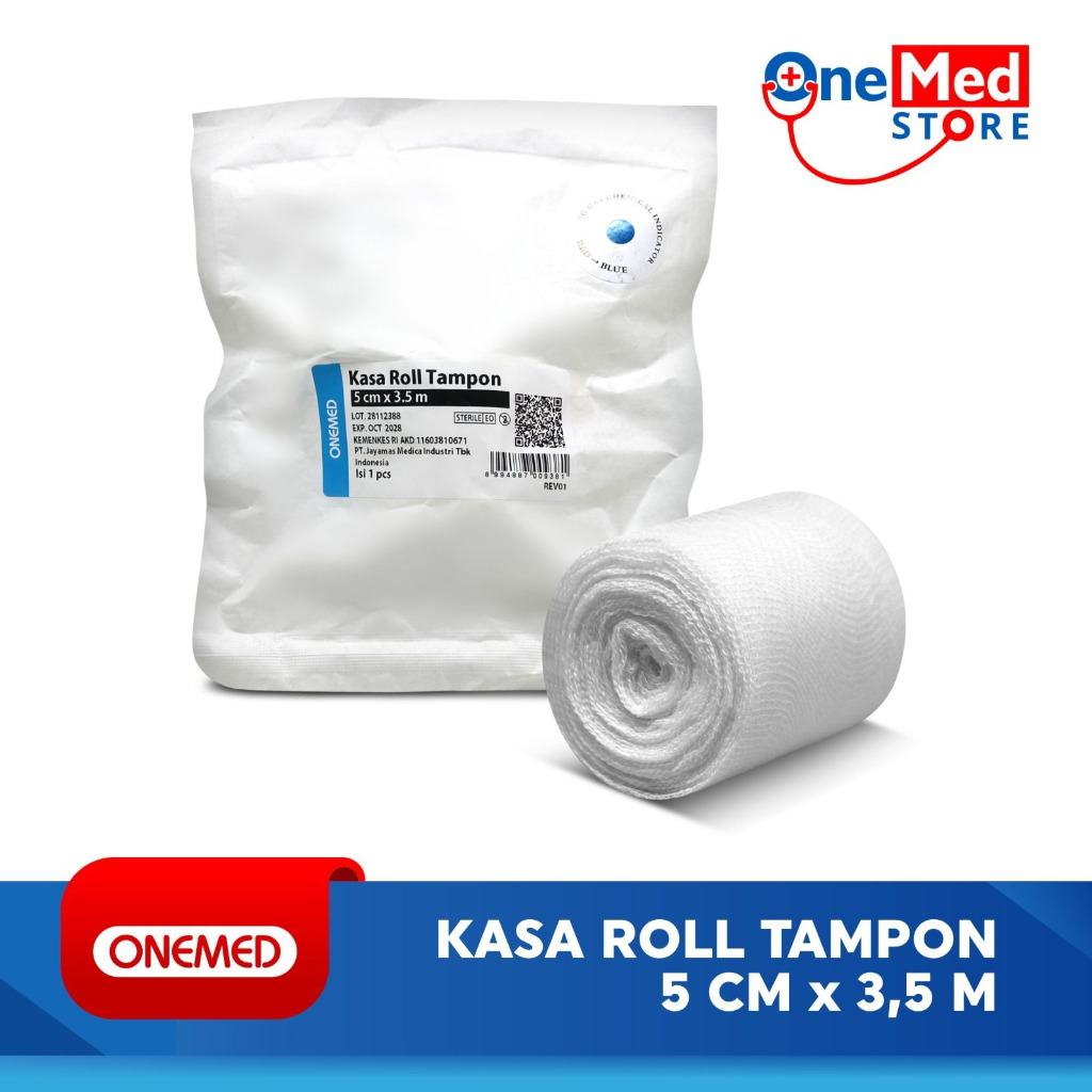 Jual Kasa Roll Tampon Steril 5 cm x 3.5 m Onemed OJ3 | Shopee Indonesia