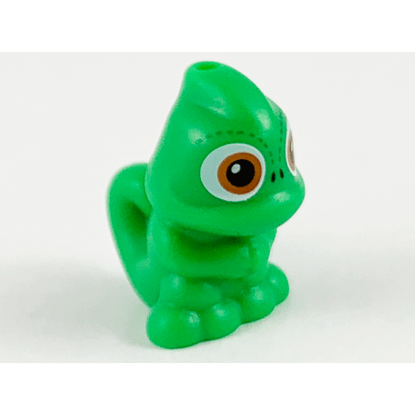 Jual Lego Bright Green Part 36106pb02 Chameleon, Upright with Hole on ...