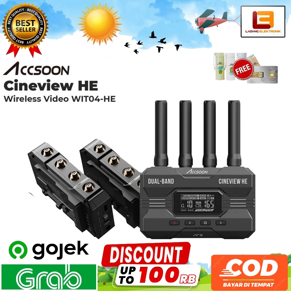 Jual Accsoon Cineview HE Wireless Video WIT04-HE - Cineview HE | Shopee Indonesia