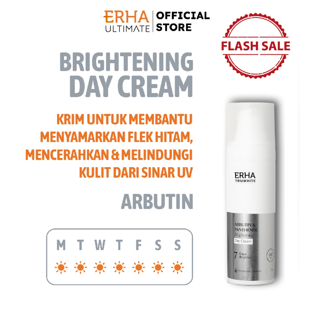 Jual ERHA Truwhite Brightening Day Cream 30g | Shopee Indonesia