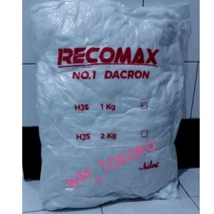 Jual DAKRON 1KG HILLON RECOMAX/ DAKRON UNTUK ISI BANTAL GULING | Shopee ...