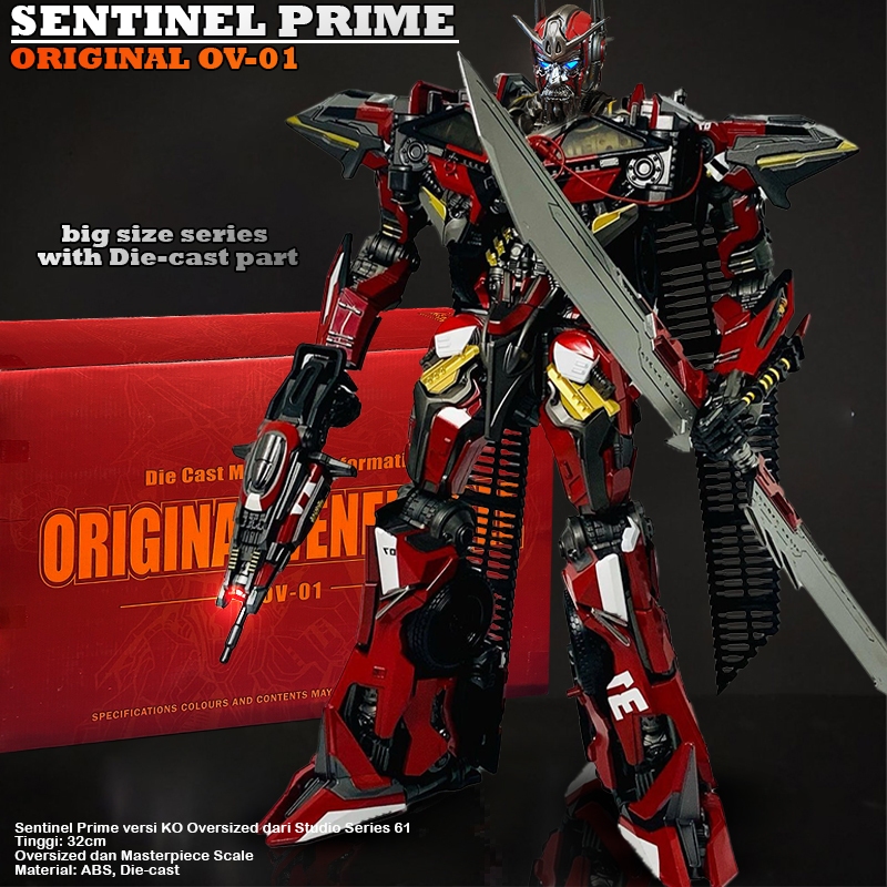 Jual [100% Original] Robot Trans formerss Sentinel Prime OV-01 ...