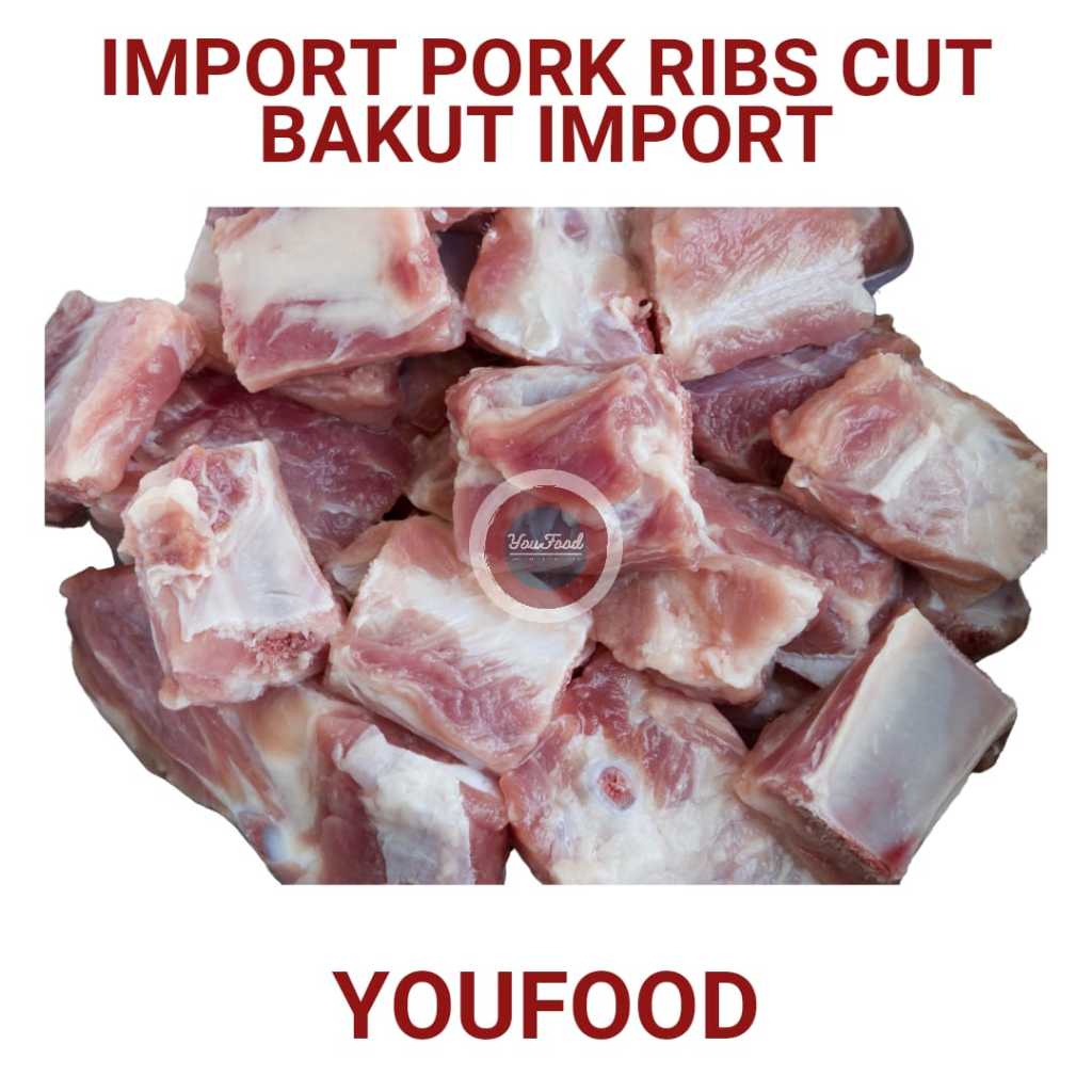 Jual Iga Babi Bakut Import - Pork Rib Cut Import 500g | Shopee Indonesia