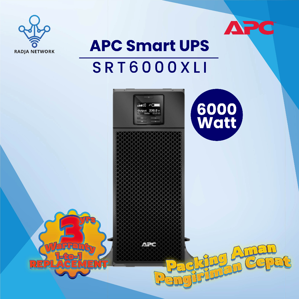 Jual UPS 6000 Watt APC Online APC SRT6KXLI SRT6000XLI 6000VA | Shopee ...