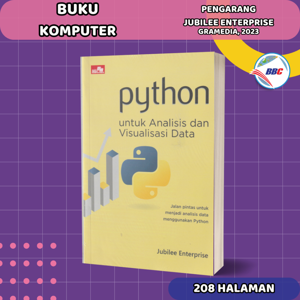 Jual BUKU PYTHON UNTUK ANALISIS DAN VISUALISASI DATA | Shopee Indonesia