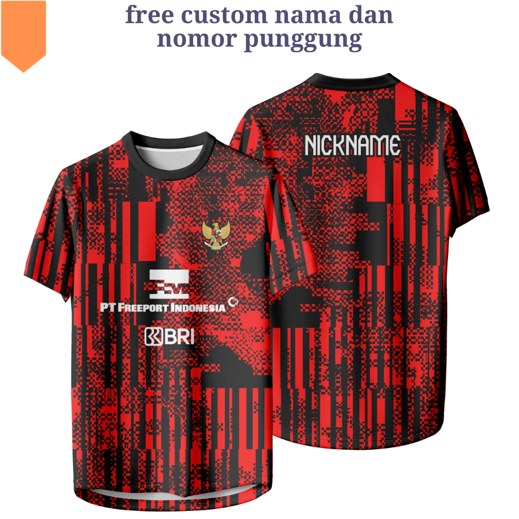 Jual Jersey Prematch merah Timnas Indonesia terbaru 2024 Free custom ...