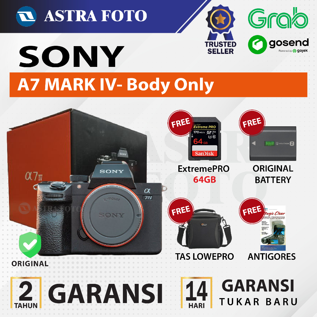Jual Sony A7IV Body Only - Sony A7 IV Sony A7 Mark IV - A7IV BO - Sony ...