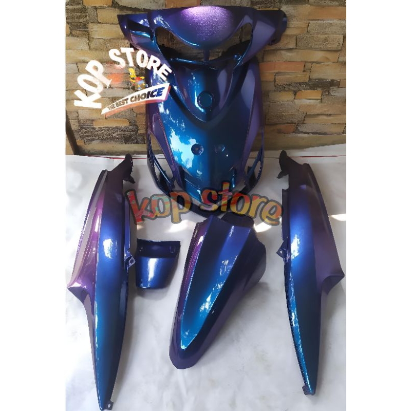 Jual Cover Body Mio Smile/Sporty Fullset Halus Warna Custom Bunglon ...