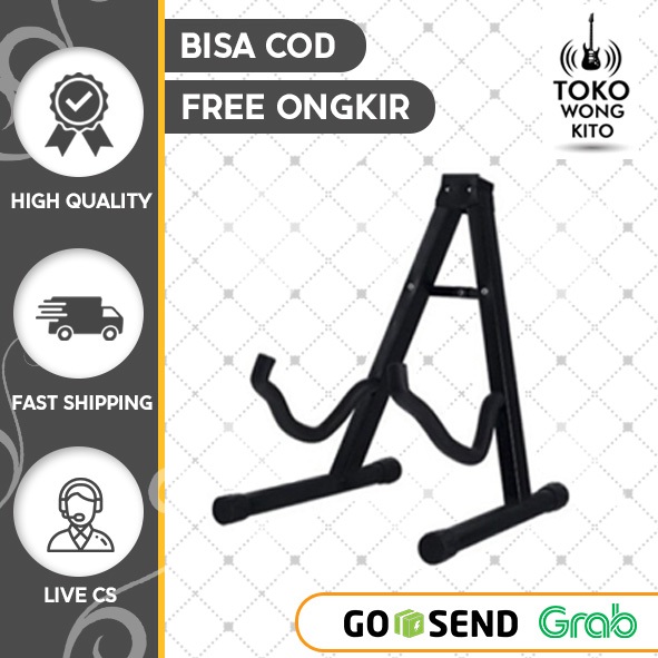 Jual Stand Gitar Tripod Dudukan Gitar Akustik Elektrik Stand Bass ...