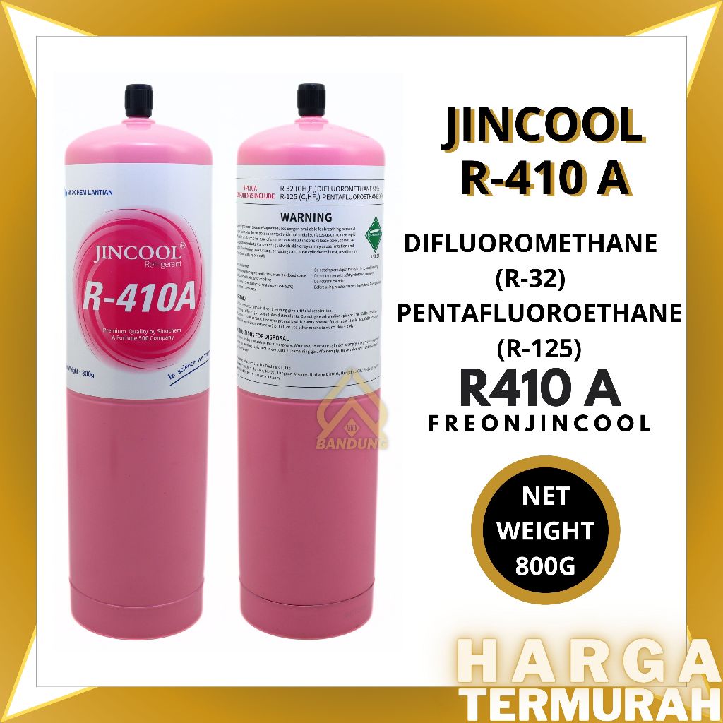 Jual FREON R410A | PREON R 410A JINCOOL KEMASAN KALENG 800GRM | PREON AC R410 KALENG / R410A ...