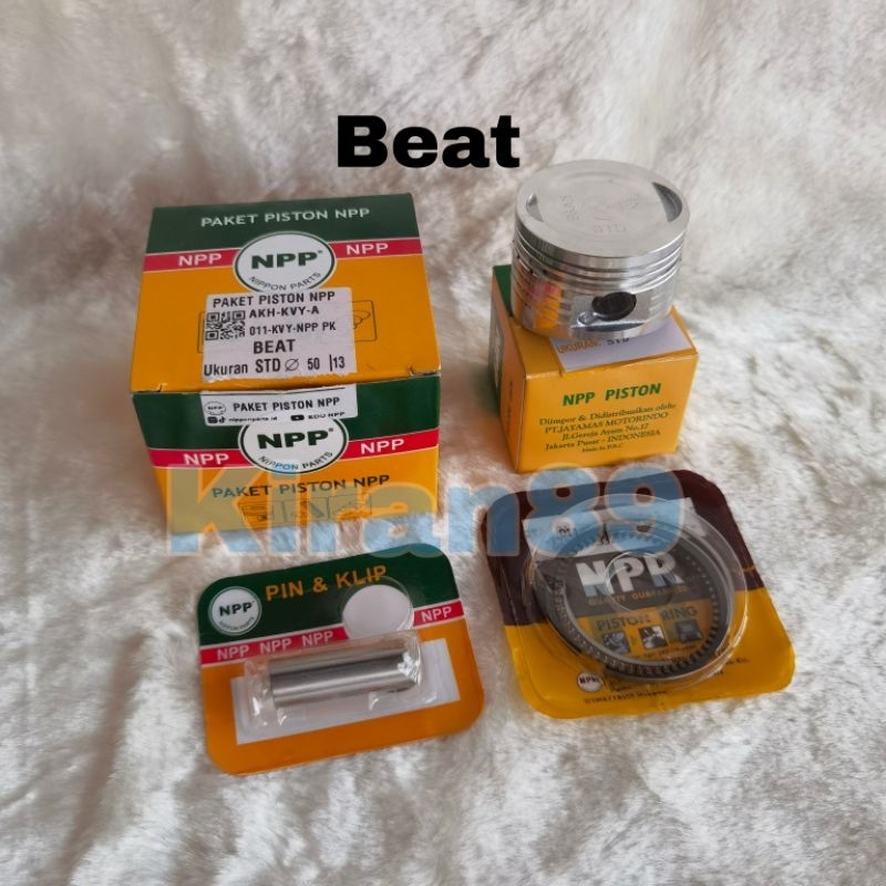 Jual PISTON KIT SEHER PAKET BEAT KARBU KVY SCOOPY KARBU SPACY KARBU ORI ...