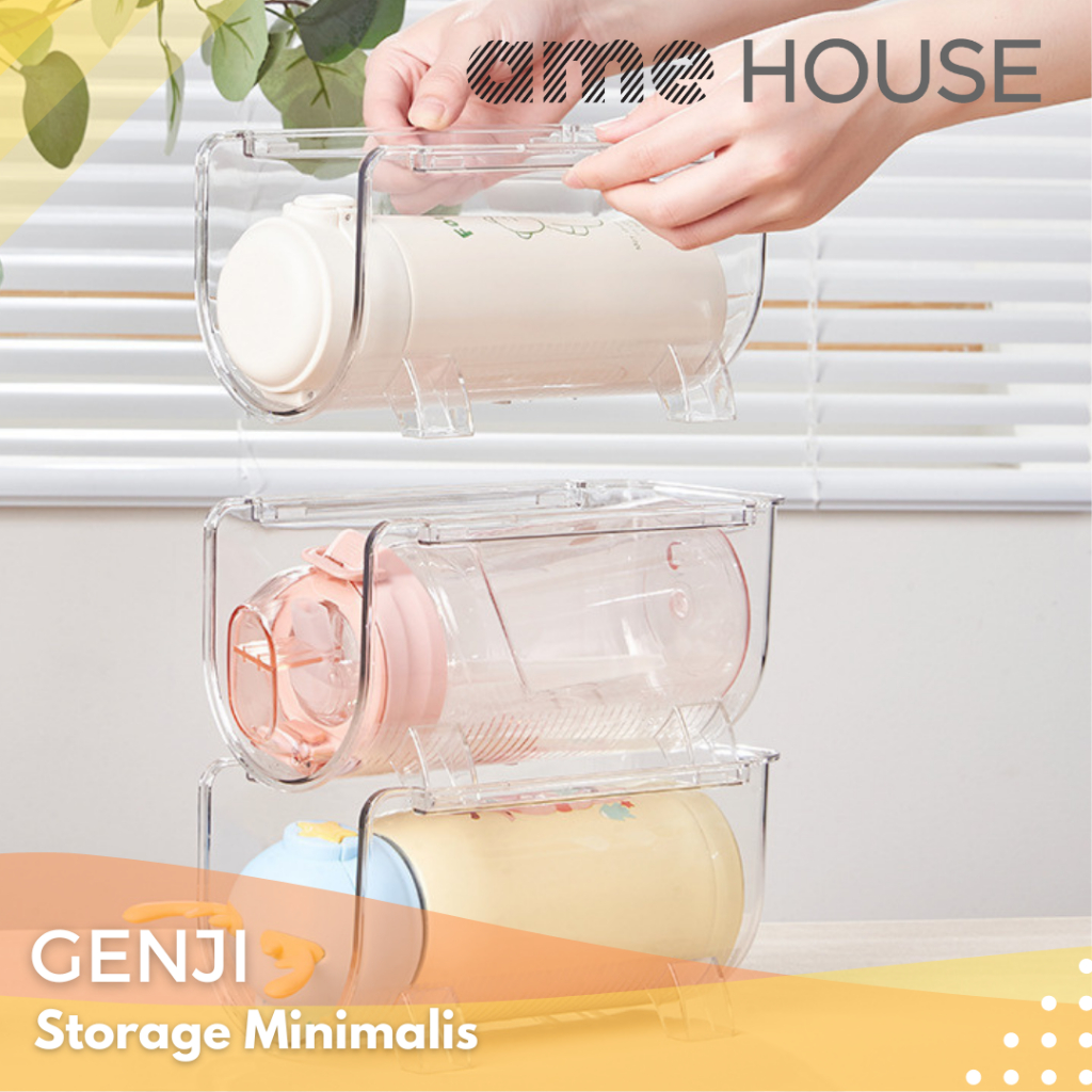 Jual |AME|GENJI Rak Holder Tumbler Minuman Estetika Stackable Rack ...
