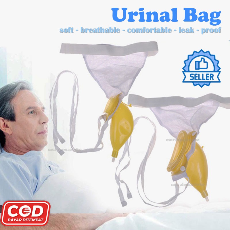 Jual Alat Bantu Kencing Urinal Bag Reusable Untuk Pasien Stroke Lumpuh ...