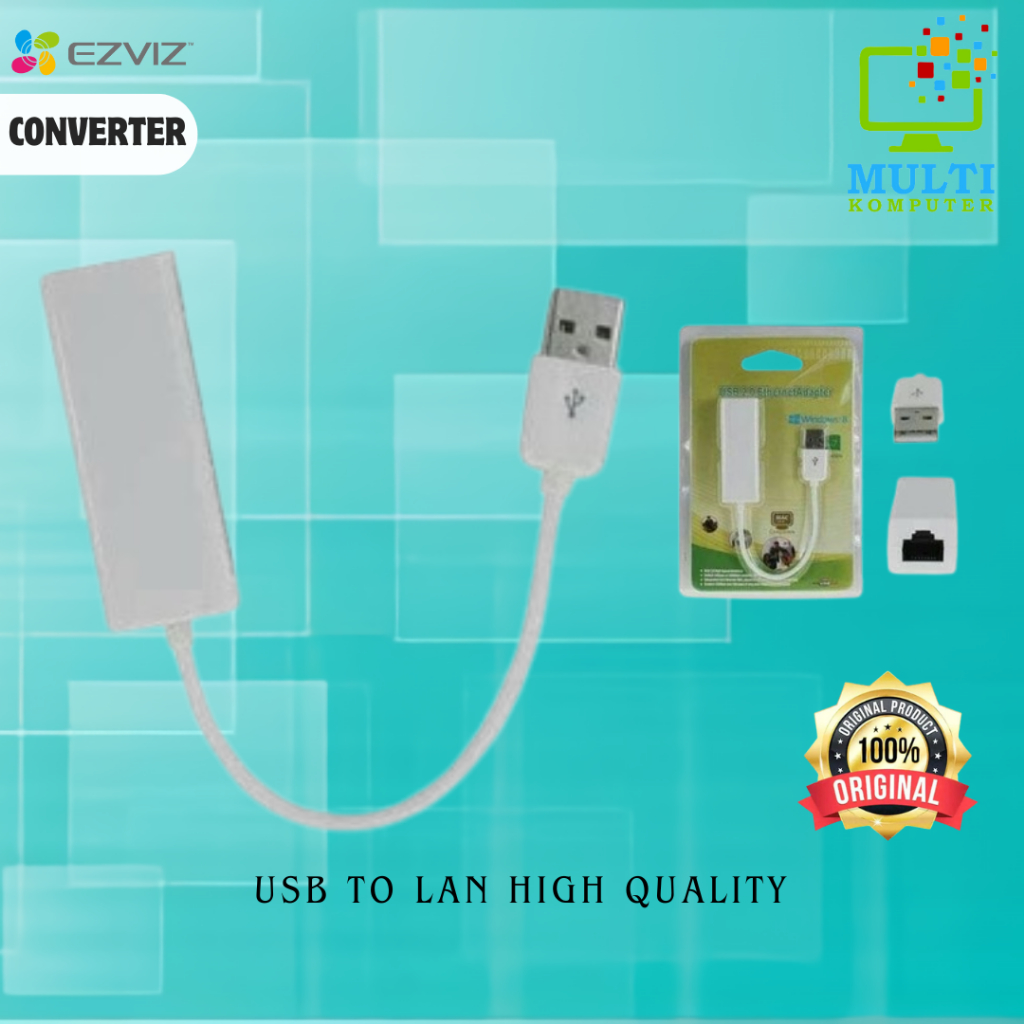 Jual Usb to Lan cable converter external/ethernet/connector/adapter ...