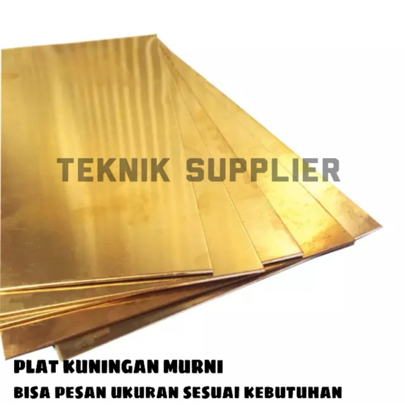 Jual plat kuningan 0.5mm x 1 meter x 2 meter - Kuningan lembaran ...