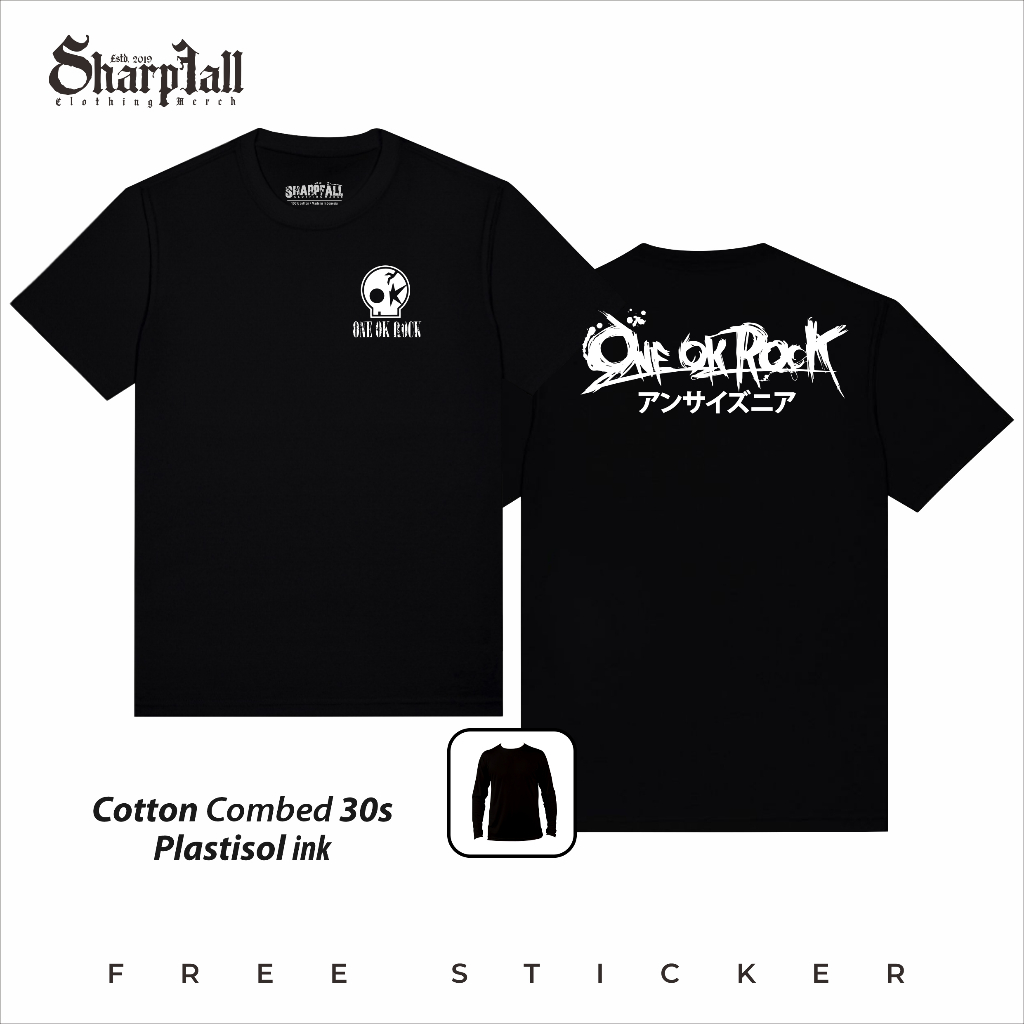 Jual KAOS BAND DISTRO ONE OK ROCK/ KAOS MUSIK ONE OK ROCK/ROCK/METAL T ...