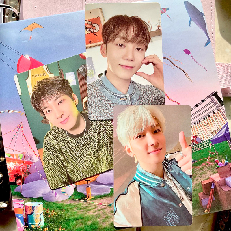Jual pc photocard official seventeen heaven carver face the sun wonwoo seungkwan | Shopee Indonesia