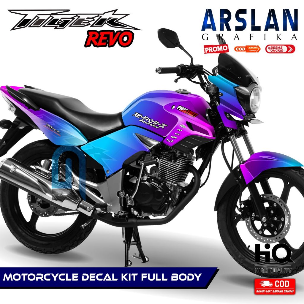 Jual [MENARIK] Decal Tiger Revo Full Body / Stiker Tiger Revo Full Body ...