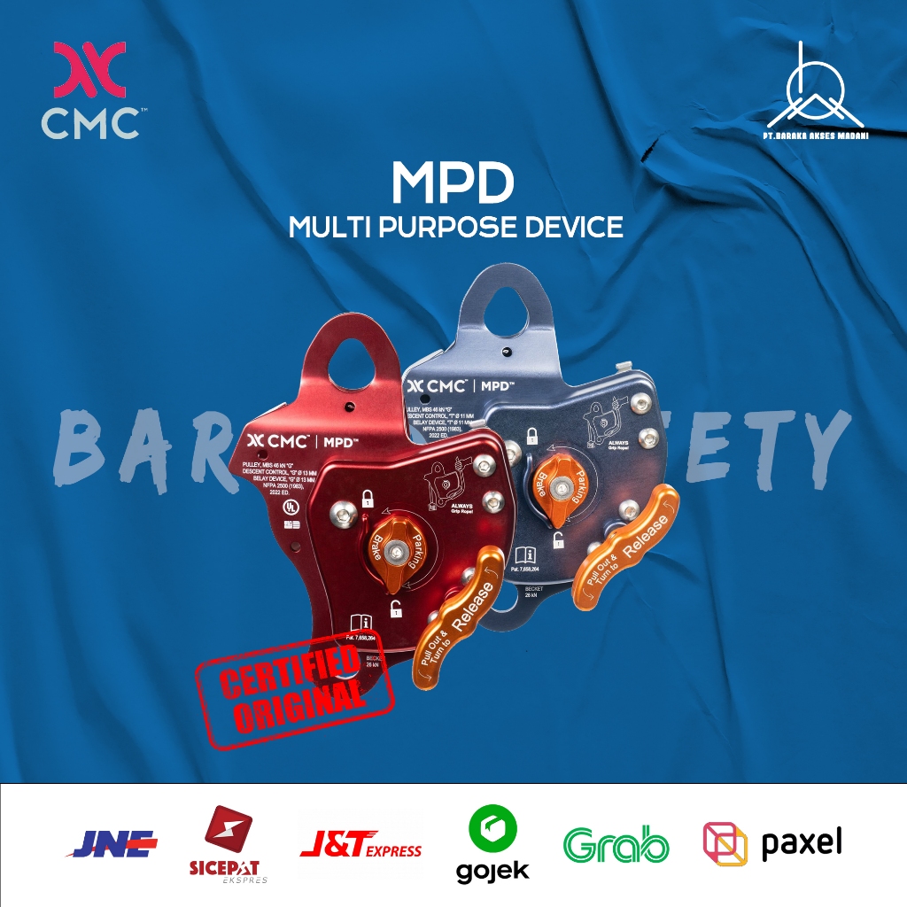 Jual CMC MPD (MULTI PURPOSE DEVICE) Pulley, Rescue Belay, Descent ...