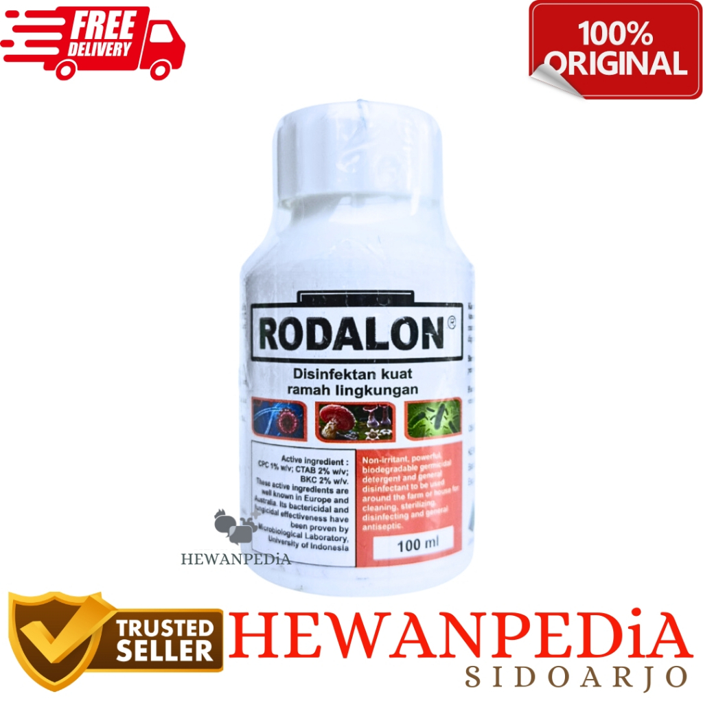 Jual RODALON 100 ml Hewanpedia - Desinfektan Antiseptik Anti Virus ...