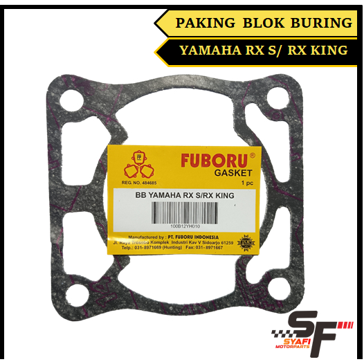 Jual PAKING BLOK BURING RXS / RX KING GASKET PERPAK BAWAH / KAS FUBORU ...