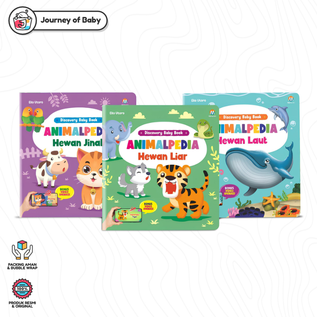 Jual Buku Discovery Baby Book Animalpedia super lengkap edukasi bayi 0 ...